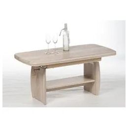 Couchtisch Stolkom "Kirk", braun (sonoma eiche dekor, sonoma eiche dekor, sonoma eiche dekor), B/H/T: 172cm x 64cm x 59cm, Tische, Couchtisch, h&ouml;henverstellbar, Tisch mit Auszug
