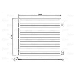 Valeo Kondensator, Klimaanlage 822559 f&uuml;r RENAULT NISSAN 921006951R 9211000Q0E 921004EA0A