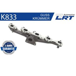 LRT Automotive LRT Kr&uuml;mmer, Abgasanlage K833 f&uuml;r GENERAL MOTORS FIAT LANCIA OPEL 73500058 9317730 73502595