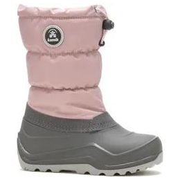 Winterstiefel Kamik "SNOWCOZY", Damen, Gr. 37, rosa (rosa, grau), Synthetik, Schuhe Winterstiefel, Snowboots, Winterboots, Winterschuhe, gef&uuml;ttert