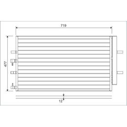 Valeo Kondensator, Klimaanlage 822590 f&uuml;r FORD 1778169 BK2119710AB CK4Z19712-B