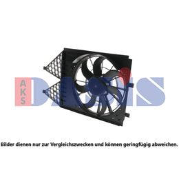 AKS DASIS L&uuml;fter, Motork&uuml;hlung 048184N &Oslash;392mm 392mm f&uuml;r VAG 6Q0121207L 6Q0959455AD 6R0959455C