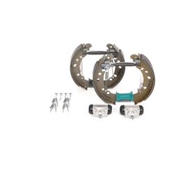 Bosch Bremsbackensatz KIT SUPERPRO 0 204 114 654 hinten rechts links vormontiert 20,64mm f&uuml;r TOYOTA 049070D010