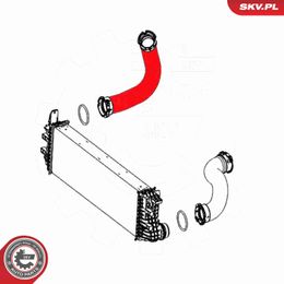 ESEN SKV Ladeluftschlauch 43SKV435 rechts f&uuml;r MERCEDES-BENZ A4475280382 4475280382