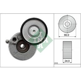 INA Riemenspanner, Keilrippenriemen 534 0728 10 60mm f&uuml;r SKODA VW SEAT AUDI 04L145299E 04L145299D 04L145299G