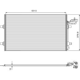 Valeo Kondensator, Klimaanlage 814324 f&uuml;r VOLVO (CHANGAN) 31356000 9124389 31292022
