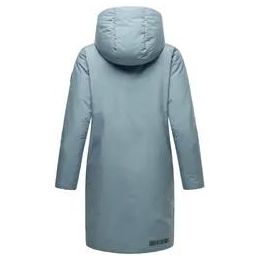 Winterjacke Marikoo "Nanami", Damen, Gr. M, blau (powder blau), Obermaterial: 100% Polyester; Innenseite: 100% Polyester; Futter: 100% Polyester; Wattierung: 100% Polyester, Jacken Winterjacke, mit gro&szlig;er Kapuze
