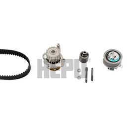 Hepu Wasserpumpe + Zahnriemensatz PK05650 f&uuml;r MITSUBISHI SKODA VW SEAT AUDI FORD VAG 038198119J 045121011HX 045121011FV