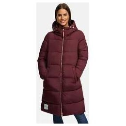 Winterjacke Marikoo "Nomadiaa", Damen, Gr. M, rot (wine), Obermaterial: 100% Polyester; Innenseite: 100% Polyester; Futter: 100% Polyester; Wattierung: 100% Polyester, Jacken Winterjacke, Lange Damen Winterjacke