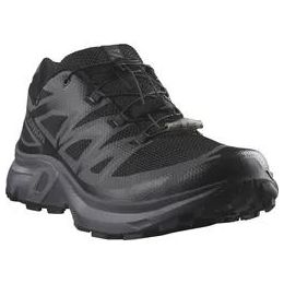 Sneaker Salomon "XT-EVR GORE-TEX", Herren, Gr. 46, schwarz (schwarz, asphalt, schwarz), Synthetik, Textil, Schuhe Sneaker, vom XT-6 inspiriert - wasserdicht, QuicklaceTM