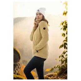 Fleecejacke Arctic Seven "ASDiania", Damen, Gr. XXL, gr&uuml;n (pale khaki), Obermaterial: 100% Polyester, Innenseite: 100% Polyester, Jacken Fleecejacke, Sherpa &Uuml;bergangsjacke
