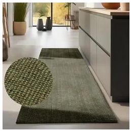 Teppich Hanse Home "Jaipur Juteteppich, als L&auml;ufer und in Rund", gr&uuml;n, B:80cm H:10mm L:200cm, Jute, Teppiche, Teppich, 100% Naturfaser, Wohnzimmer, Esszimmer, Schlafzimmer, GRS