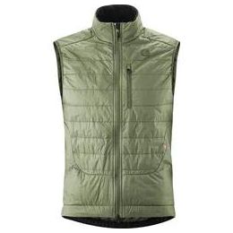 Funktionsweste Gonso "Trail Vest Primaloft M", Herren, Gr. S, schilfgr&uuml;n, 100% Polyester, Westen Funktionsweste, wattierte atmungsaktive Herren Weste, hohe W&auml;rmeisolation