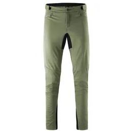 Fahrradhose Gonso "Trail Pants Softshell M", Herren, Gr. 5XL, Normalgr&ouml;&szlig;en, schilfgr&uuml;n, 100% Polyester, Hosen Fahrradhose, Herren Softshell-Radhose, atmungsaktive MTB-Hose ohne Sitzpolster