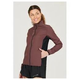 Laufjacke ELITE LAB "Shell X1 Elite", Gr. 40, lila (dunkellila), 100% Polyester, unifarben, normal, hoch geschlossener Ausschnitt, Jacken, mit wasser- und winddichtem Komfort