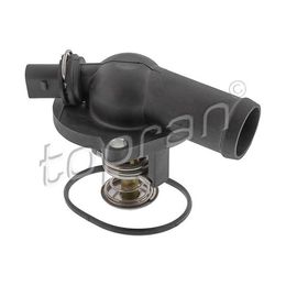 TOPRAN Thermostat, K&uuml;hlmittel 109 893 mit Dichtung f&uuml;r SKODA VW SEAT CUPRA AUDI PORSCHE VAG 032121121L 032121121N 032121121M