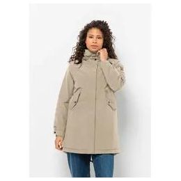 Parka Jack Wolfskin "TALFORST PARKA W", Damen, Gr. XXL (48), braun (anis), Obermaterial: 54% Wolle, 46% Polyamid. Futter: 100% Polyester. F&uuml;llung: 100% Polyester, Jacken Parka