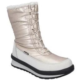 Winterboots CMP "HARMA WMN SNOW BOOT WP", Damen, Gr. 37, bunt (bone), Synthetik, Schuhe Winterboots, Winterschuhe, Winterstiefel, Snowboots, wasserdicht