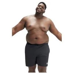 Badeshorts Speedo, Herren, Gr. 4XL, N-Gr, schwarz, Gewirkt, Polyamid, unifarben, Badehosen Badeshorts, in gro&szlig;en Gr&ouml;&szlig;en