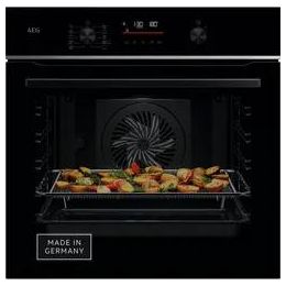 AEG Pyrolyse Backofen "TS6PB50WAB", Energieeffizienz: A+ (A+++-D), schwarz, B:59,5cm H:59,4cm T:56,7cm, Back&ouml;fen, AirFry-Backofen - knusprige Ergebnisse mit nur wenig oder ganz ohne &Ouml;l