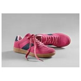 Sneaker ANISTON SHOES, Damen, Gr. 39, pink (pink, blau), Lederimitat, Schuhe Skaterschuh Sneaker low Retrosneaker, Freizeitschuh, Halbschuh, Schn&uuml;rschuh - NEUE KOLLEKTION, Topseller