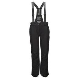 Skihose Killtec "Laraka KG", Damen, Gr. 18, Kurzgr&ouml;&szlig;en, schwarz, Obermaterial: 100% Polyester.Futter: 100% Polyester.F&uuml;llung: 100% Polyester, Hosen Skihose, Atmungsaktive, wasserdichte Skihose mit abnehmbarem Latz.
