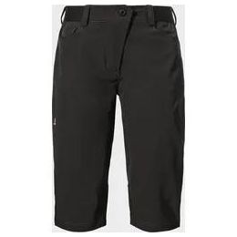 Sch&ouml;ffel 3/4-Hose SCH&Ouml;FFEL "Capri Pants Style Keitele WMS", Damen, Gr. 44, Normalgr&ouml;&szlig;en, schwarz (9990, schwarz), Oberstoff: 88% Polyester, 12% Elasthan, Hosen
