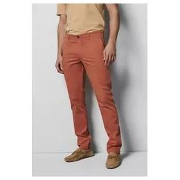 Chinos MEYER "Baumwollchino", Herren, Gr. 35, L&auml;nge 32, gelb (bernstein), 97% Baumwolle, 3% Elasthan, unifarben, regular fit lang, Hosen, M5 FIT aus Biobaumwolle
