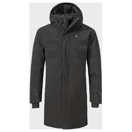 Sch&ouml;ffel Parka SCH&Ouml;FFEL "Urban Ins Coat Style Gregale MNS", Herren, Gr. 56, schwarz (9990, schwarz), Oberstoff : 100% Polyester (Membran: Polyurethan) Futter : 100% Polyester Wattierung : 100% Polyester, regular fit, hoch geschlossener Ausschnitt, Jacken Parka