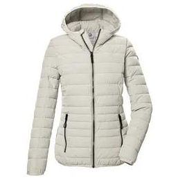 Steppjacke "GS 65 WMN QLTD JCKT", Damen, Gr. 44, grau (stein), Obermaterial: 100% Polyester;Futter: 100% Polyester;F&uuml;llung: 100% Polyester, G.I.G.A. DX BY KILLTEC, Jacken Steppjacke, Leichte Steppjacke: wasserabweisend, winddicht, elastische B&uuml;ndchen