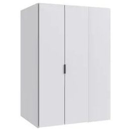 Eckschrank wimex "Norderney", wei&szlig;, B:135,2cm H:197cm T:97cm, Holzwerkstoff, Schr&auml;nke, Eckschrank, Begehbarer Kleiderschrank, Eckl&ouml;sung, Garderobe