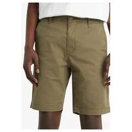 Levi's Chinoshorts LEVI'S "XX CHINO SHORT II", Herren, Gr. 36, N-Gr, gr&uuml;n (bunker olive ltwt ms), Web, Obermaterial: 98% Baumwolle, 2% Elasthan, unifarben, normal knieumspielend, Hosen Chinoshorts, Sommerhose mit Logobadge