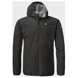 Sch&ouml;ffel Outdoorjacke SCH&Ouml;FFEL "Jacket Style Migandi MNS", Herren, Gr. 54, schwarz (9990, schwarz), Oberstoff: 100% Polyester; (Membran: Thermoplastisches Polyurethan), regular fit, hoch geschlossener Ausschnitt, Jacken Outdoorjacke
