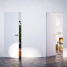 ECLISSE SYNTESIS PLANO Drehfl&uuml;gelt&uuml;r Holz 45 mm Komplettset, DIN rechts &ndash; &Ouml;ffnung ziehend, 1159x2193 mm,1260x2255 mm,WC- und Badezimmert&uuml;ren