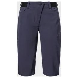Sch&ouml;ffel 3/4-Hose SCH&Ouml;FFEL "Capri Pants Style Keitele WMS", Damen, Gr. 34, Normalgr&ouml;&szlig;en, blau (8820, blau), Oberstoff: 88% Polyester, 12% Elasthan, Hosen