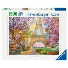 Puzzle Ravensburger "Verliebt in Paris", bunt, Puzzles, KinderB:80cm H:60cm, Pappe, Made in Germany, B:80cm H:60cm