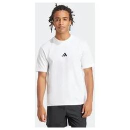 T-Shirt Adidas SPORTSWEAR "M SL SJ T", Herren, Gr. 3XL, schwarz-wei&szlig; (wei&szlig;, schwarz), Obermaterial: 100% Baumwolle, normal, Rundhals, Shirts T-Shirt, sportliches Kurzarmshirt, mit Rundhalsausschnitt