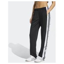 Sporthose Adidas ORIGINALS "ADIBREAK", Herren, Gr. XL (23/24), K-Gr, schwarz (schwarz k, gr, kurz, gr.), Obermaterial: 100% Polyester, clean, Hosen Sporthose, lockerer Schnitt, mit Seitentaschen, aus weichem Trikotmaterial