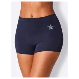 Panty, Damen, Gr. 40, 3 Stk., bunt (marine, schwarz, bordeaux), 95% Baumwolle, 5% Elasthan, Unterhosen Panty