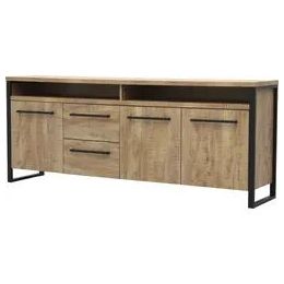 Sideboard OMG DESIGN "Carriba", tropic, B:210cm H:85cm T:45cm, Holzwerkstoff, Sideboards, Sideboard, in zwei Breiten, mit Soft-Close