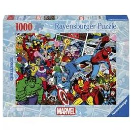 Puzzle Ravensburger "Challenge, Marvel Avengers", bunt, Puzzles, KinderB:70cm H:50cm, Pappe, Made in Germany, B:70cm H:50cm