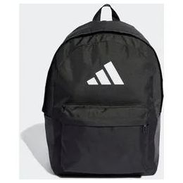Rucksack Adidas PERFORMANCE "CLASSIC 3-STREIFEN LOGO", schwarz-wei&szlig; (schwarz, wei&szlig;), Rucks&auml;cke, Obermaterial: 100% Polyester, Rucksack