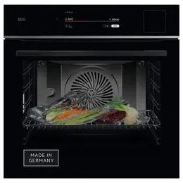 AEG Einbaubackofen "TP9SB82WAB", Energieeffizienz: A++ (A+++-D), schwarz, B:59,5cm H:59,4cm T:56,7cm, Back&ouml;fen, mit Dampfreinigung, mit automatischer Dampfzufuhr Steamify, Einbaubackofen