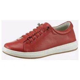 Sneaker Andrea Conti, Damen, Gr. 41, rot, Glattleder, Leder, Rindsleder, Schuhe Sneaker