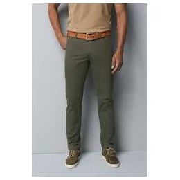 Chinos MEYER "Chino", Herren, Gr. 32, L&auml;nge 32, gr&uuml;n (oliv), 97% Baumwolle, 3% Elasthan, unifarben, slim fit lang, Hosen, M5 Serie, sportliche Five Pocket