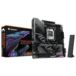 Gigabyte Mainboard "B840M AORUS ELITE WIFI6E Mainboard &ndash; AMD Ryzen 9000 Prozessoren, 10+2+", ohne farbbezeichnung, B:26,8cm H:7,5cm T:27,5cm, Mainboards