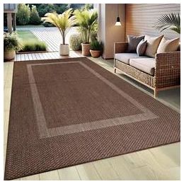 Teppich OTTO HOME "Venedig Bord&uuml;re auch als L&auml;ufer erh&auml;ltlich" Gr. 2, beige (sand), B:80cm H:3mm L:150cm, Kunstfaser, Teppiche, Teppich, In- und Outdoor geeignet, Sisal-Optik, Wetterfest & UV-best&auml;ndig