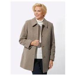 Classic Dog Wolljacke CLASSIC, Damen, Gr. 54, grau (taupe, meliert), 60% Wolle, 30% Polyester, 10% Kaschmir, meliert, unifarben, Jacken