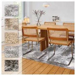 Hochflor-Teppich Astra "Paulie 251", silberfarben, B:80cm H:25mm L:150cm, Obermaterial: 100% Polypropylen, Teppiche, Langflor, Shaggy, Wohnzimmer, Schlafzimmer