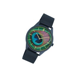Analog-Armbanduhr Oozoo Vintage Series blau mittel (ca. 38mm) | Gr.: onesize